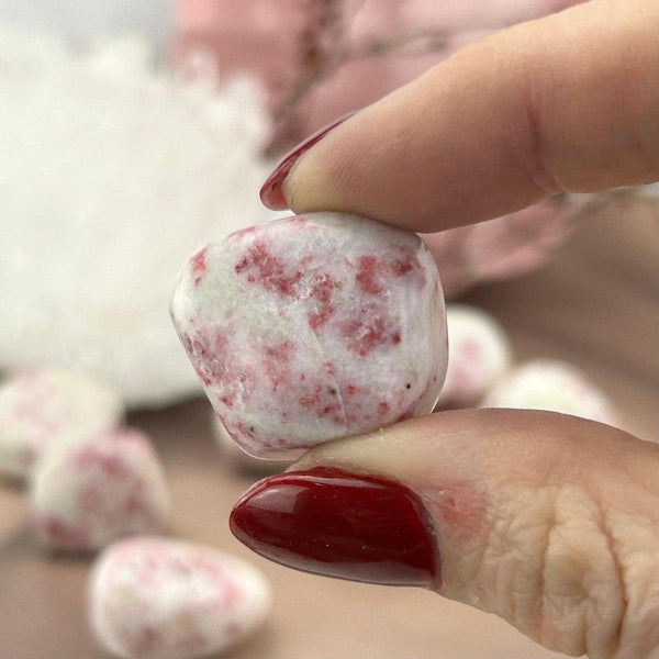 Cinnabarite Tumbled Stones – The Empress & Wolf