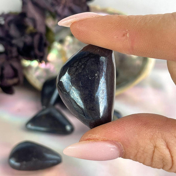 Covellite Tumbled Stones – The Empress & Wolf